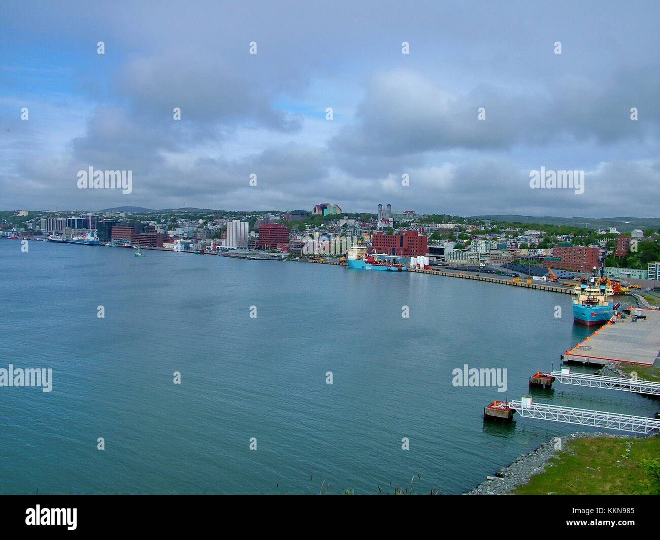 St. John's Harbour in Newfoundland Stock Photo - Alamy