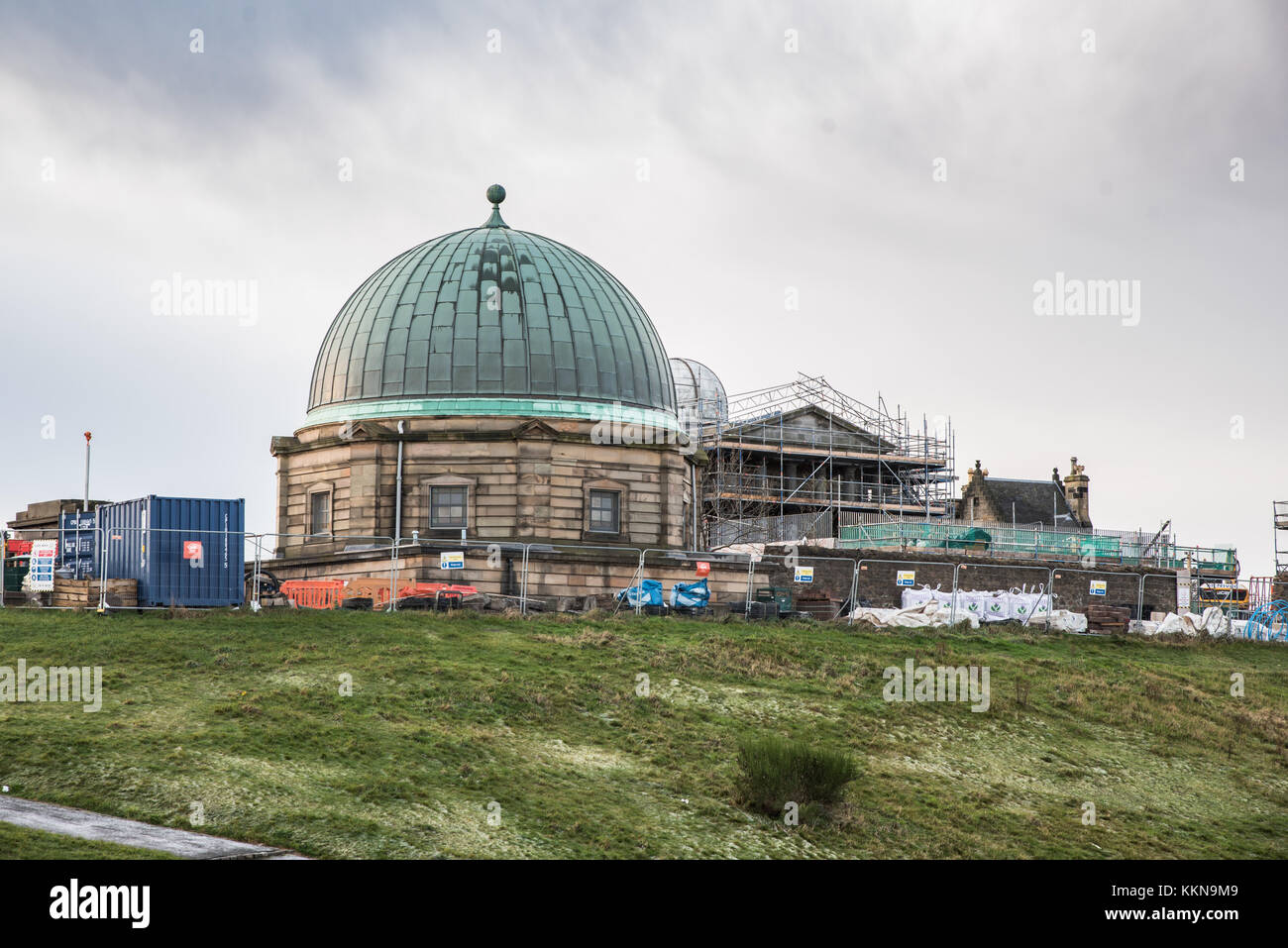 Old Observatory House in Edinburgh during renovation Stock Photo - Alamy