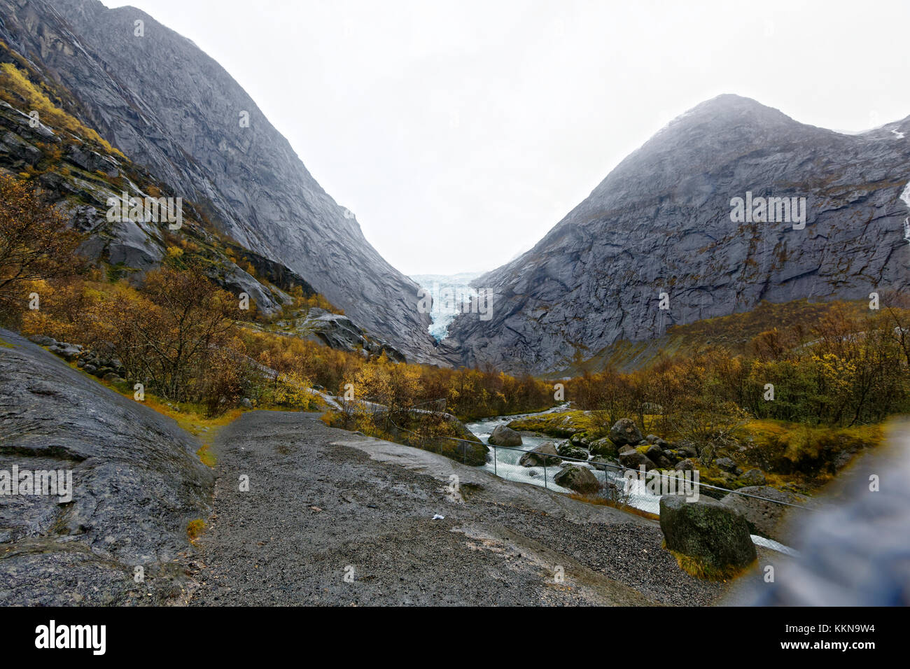 Briksdal glacier, Norway Stock Photo - Alamy