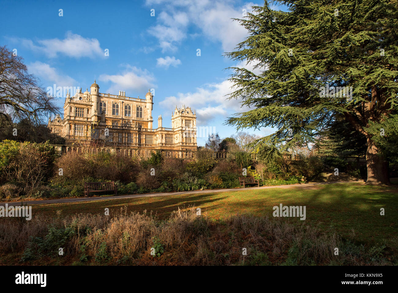 Wollaton Hall and Park in Nottingham, Nottinghamshire England UK Stock ...