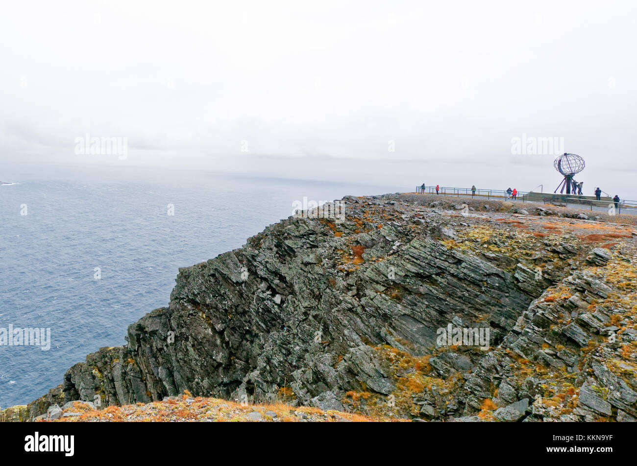 Northernmost tip of Norway and europe Stock Photo - Alamy