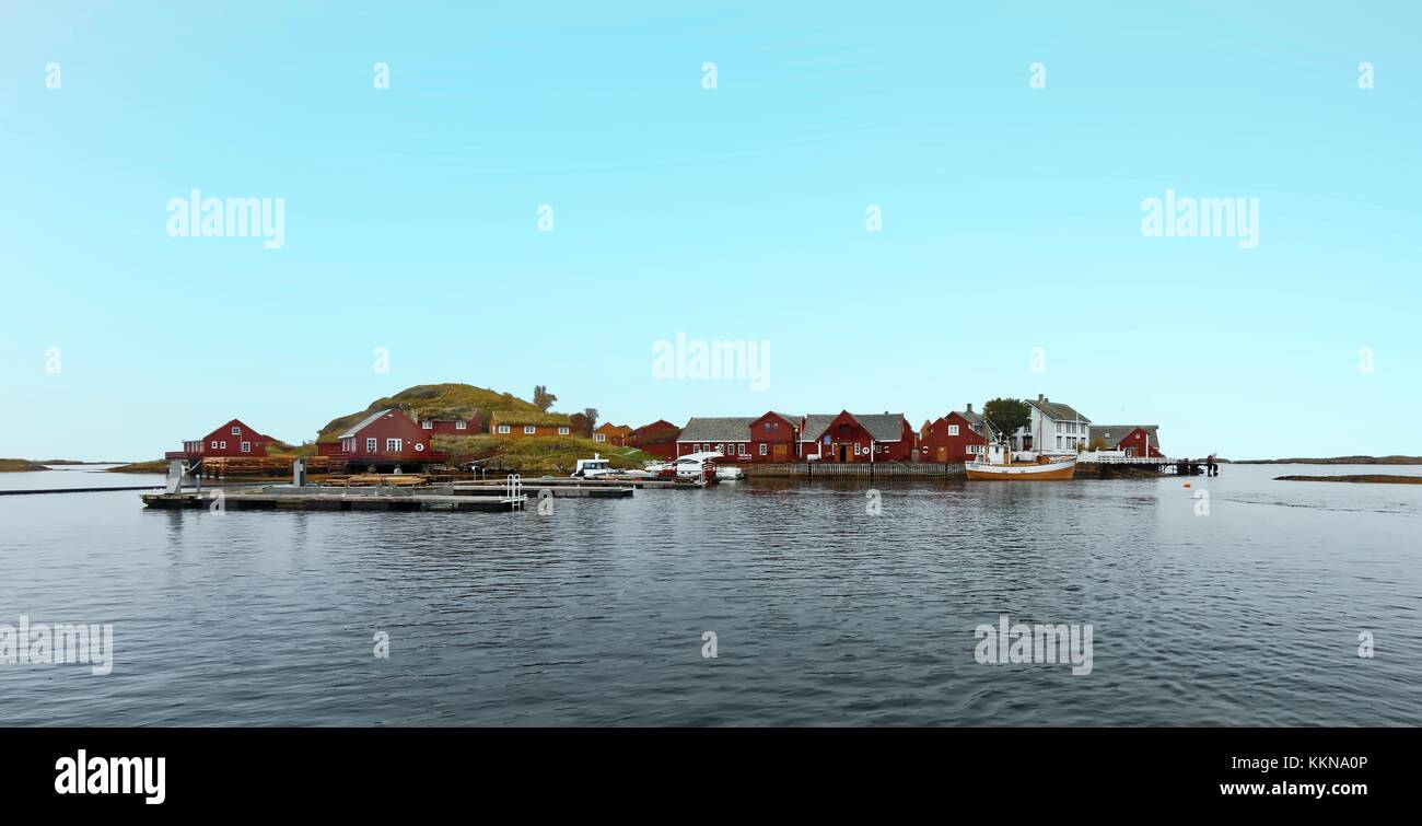 The Historic island of Haholmen, Norway Stock Photo - Alamy