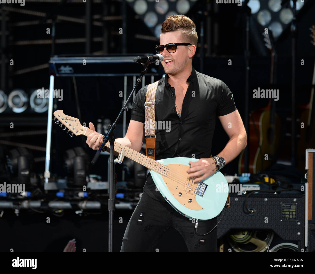 WASHINGTON DC - AUGUST 28: Chase Bryant performs at Jiffy Lube Live on ...