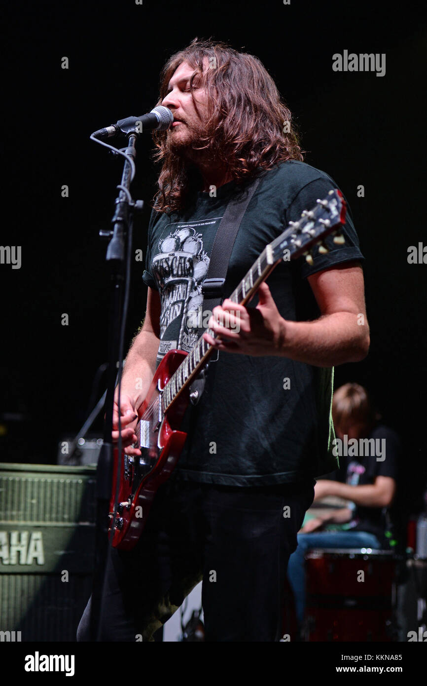 MIAMI BEACH, FL - AUGUST 22: Billy Gordon of J Roddy Walston and the ...