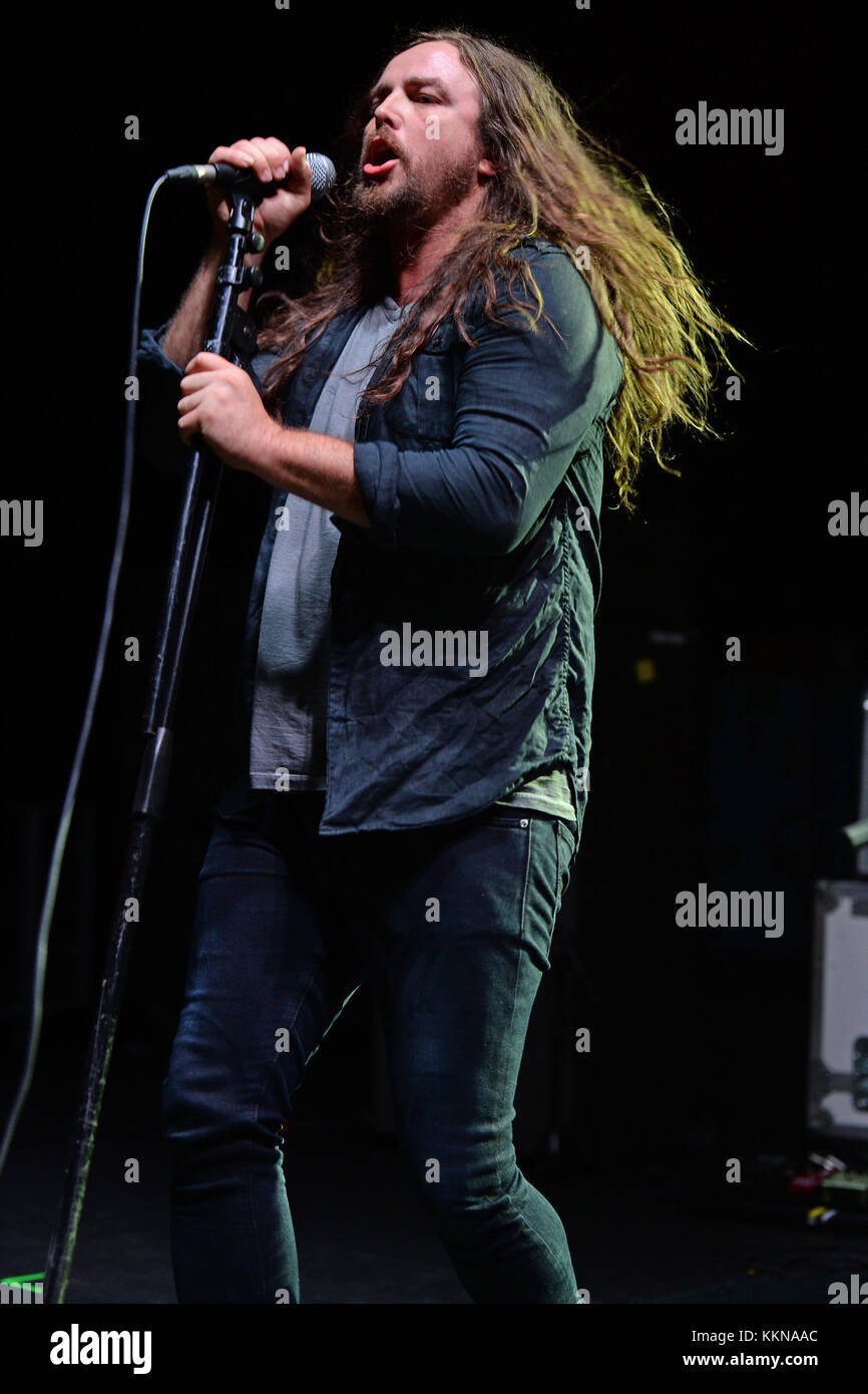 MIAMI BEACH, FL - AUGUST 22: J. Roddy Walston of J Roddy Walston and ...