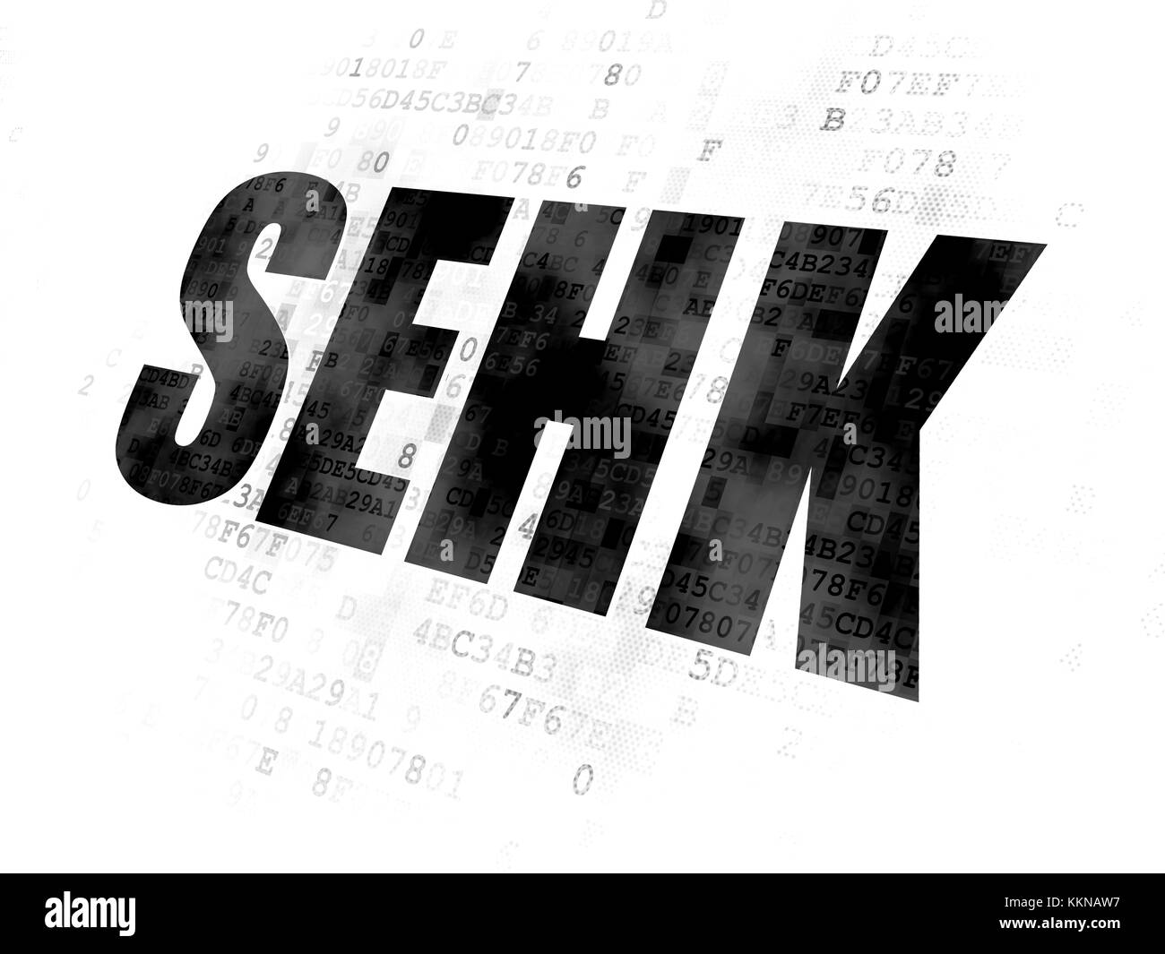 Stock market indexes concept: SEHK on Digital background Stock Photo ...