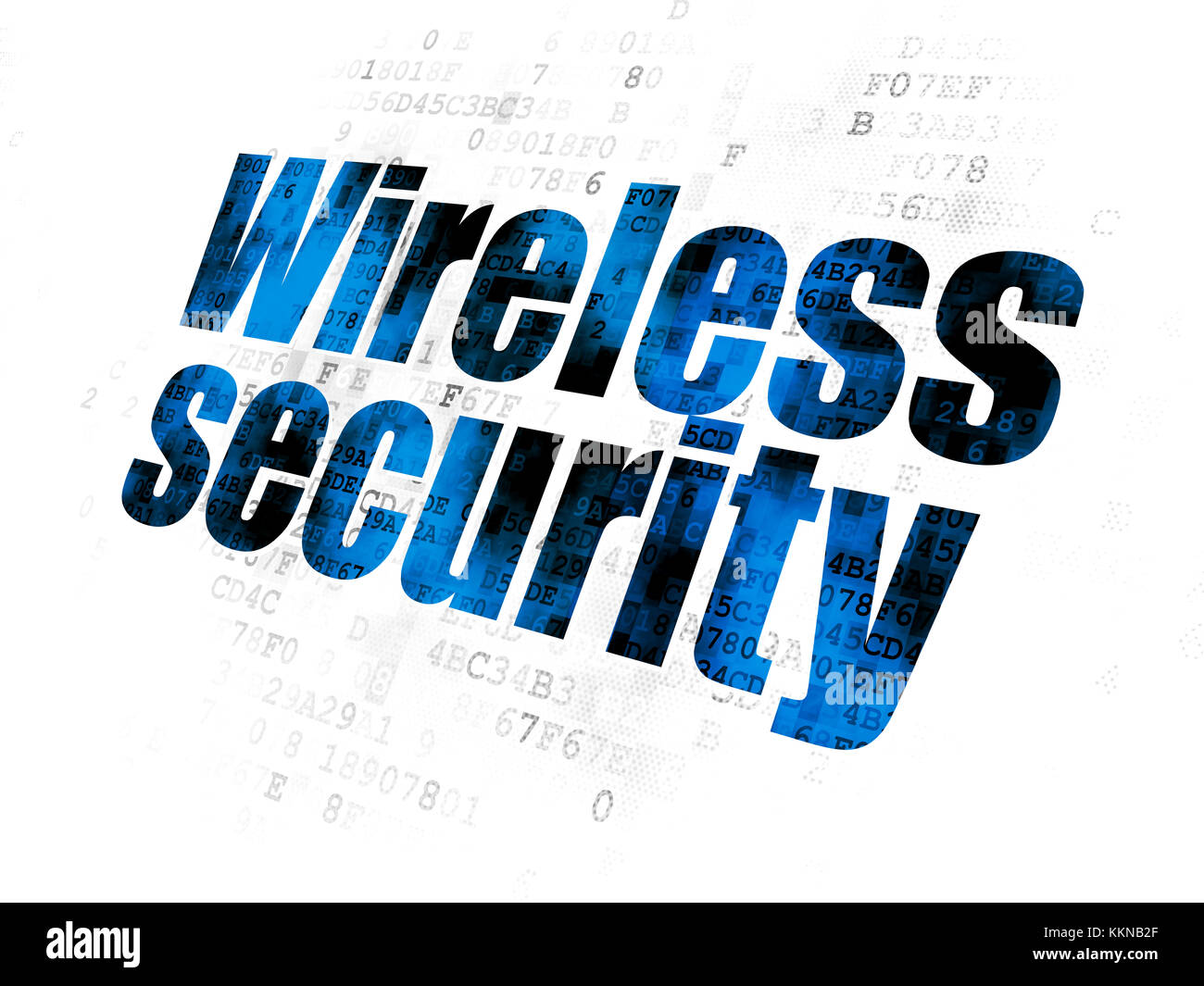 Safety concept: Wireless Security on Digital background Stock Photo - Alamy