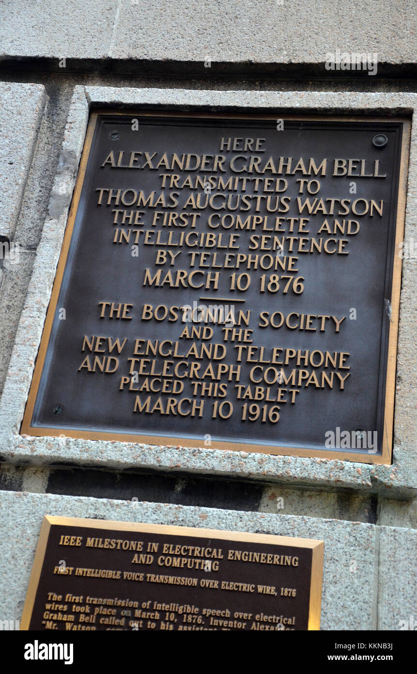 Alexander graham bell first telephone hi-res stock photography and ...