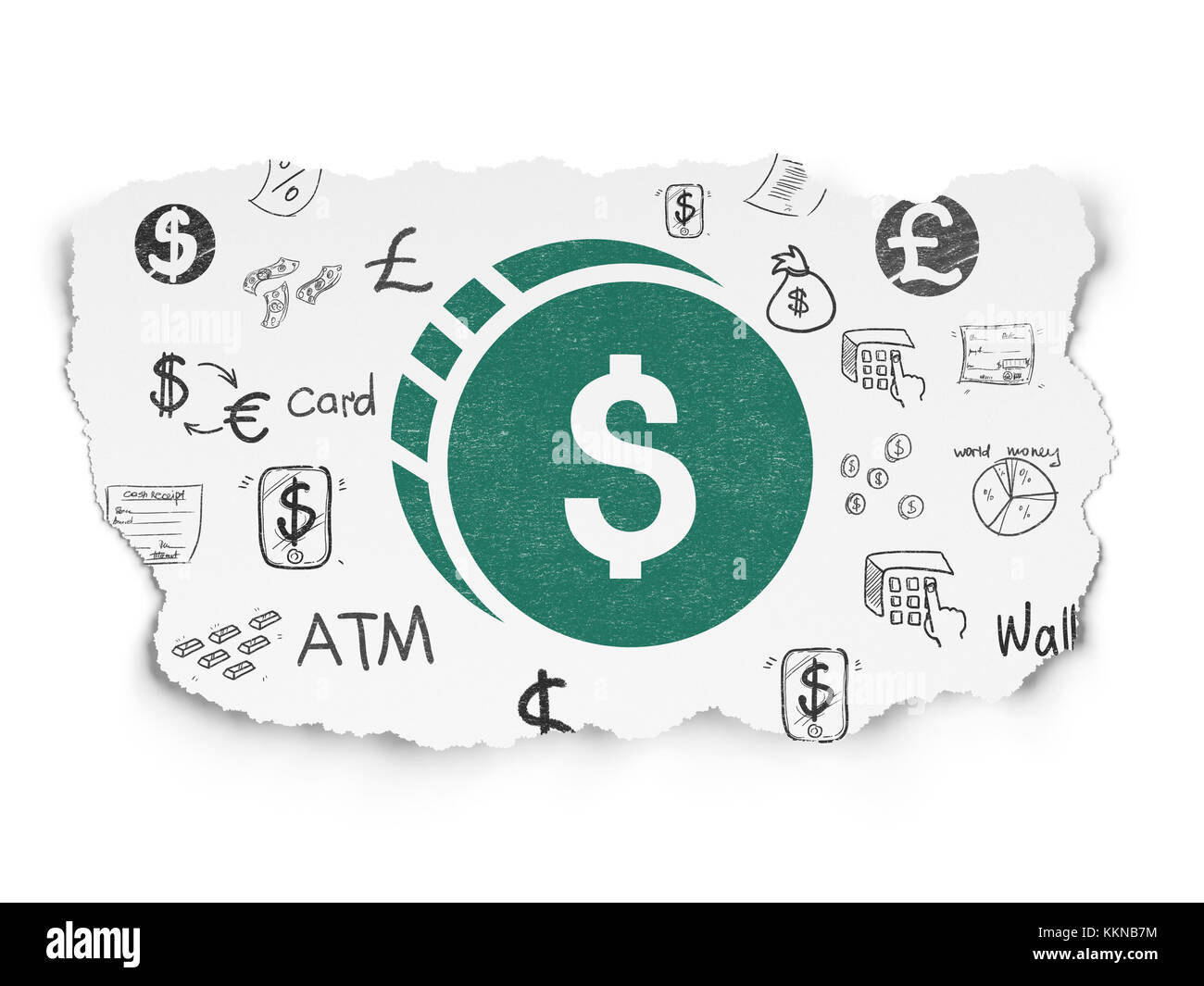 Hand coin icon green Cut Out Stock Images & Pictures - Alamy