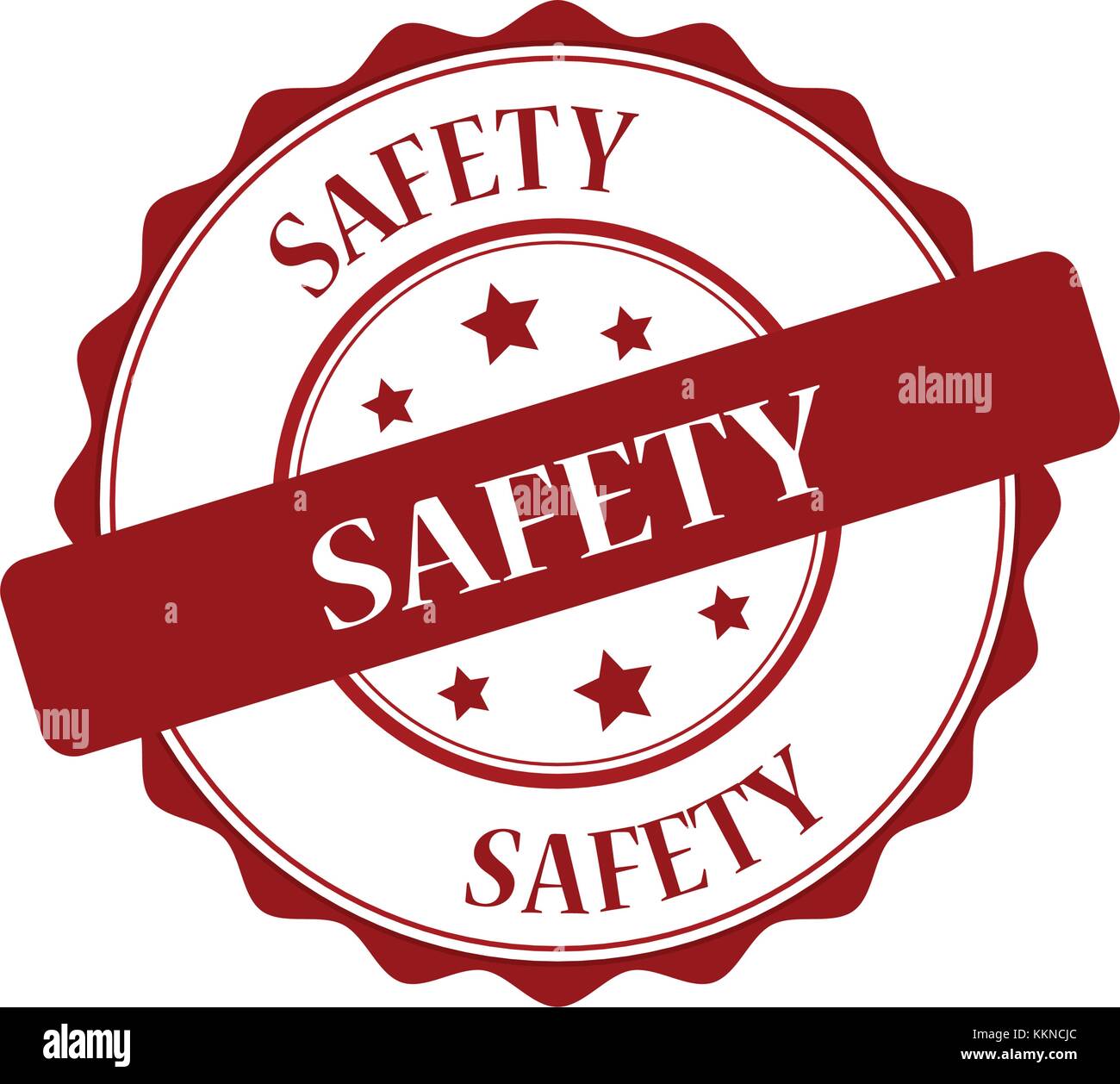 Safety stamp illustration Stock Vector Image & Art - Alamy