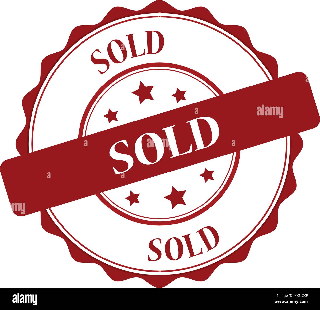 Sold stamp illustration Stock Vector Image & Art - Alamy