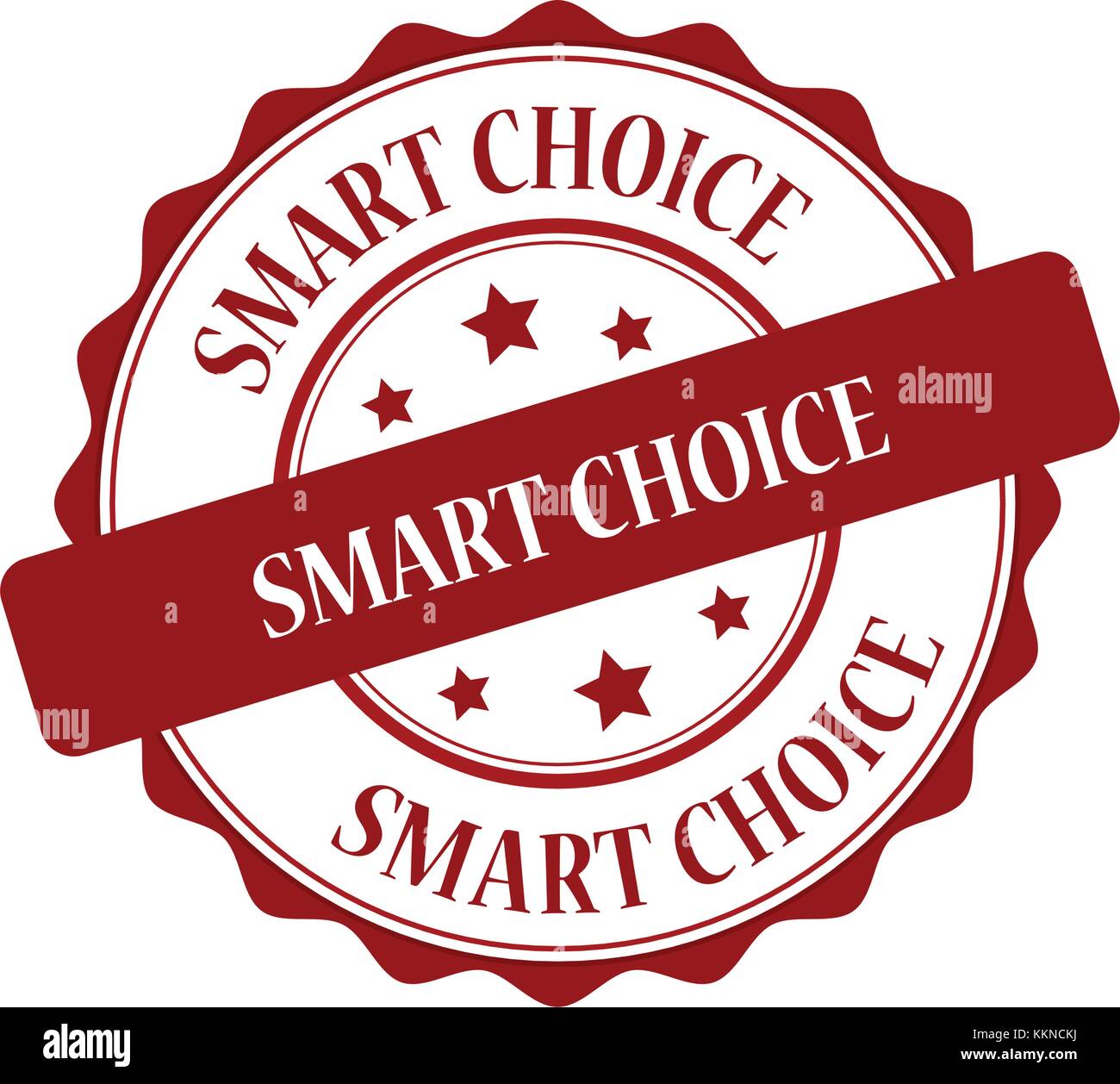 Smart choice stamp illustration Stock Vector Image & Art - Alamy