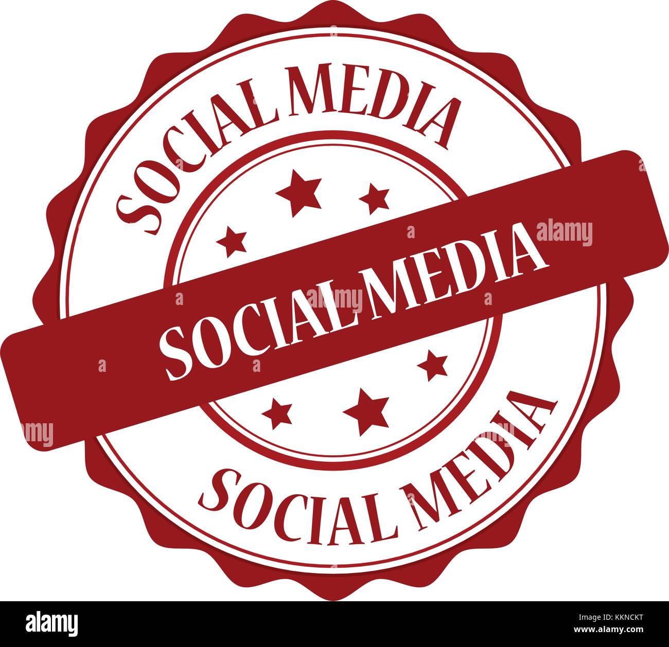 Social media stamp illustration Stock Vector Image & Art - Alamy