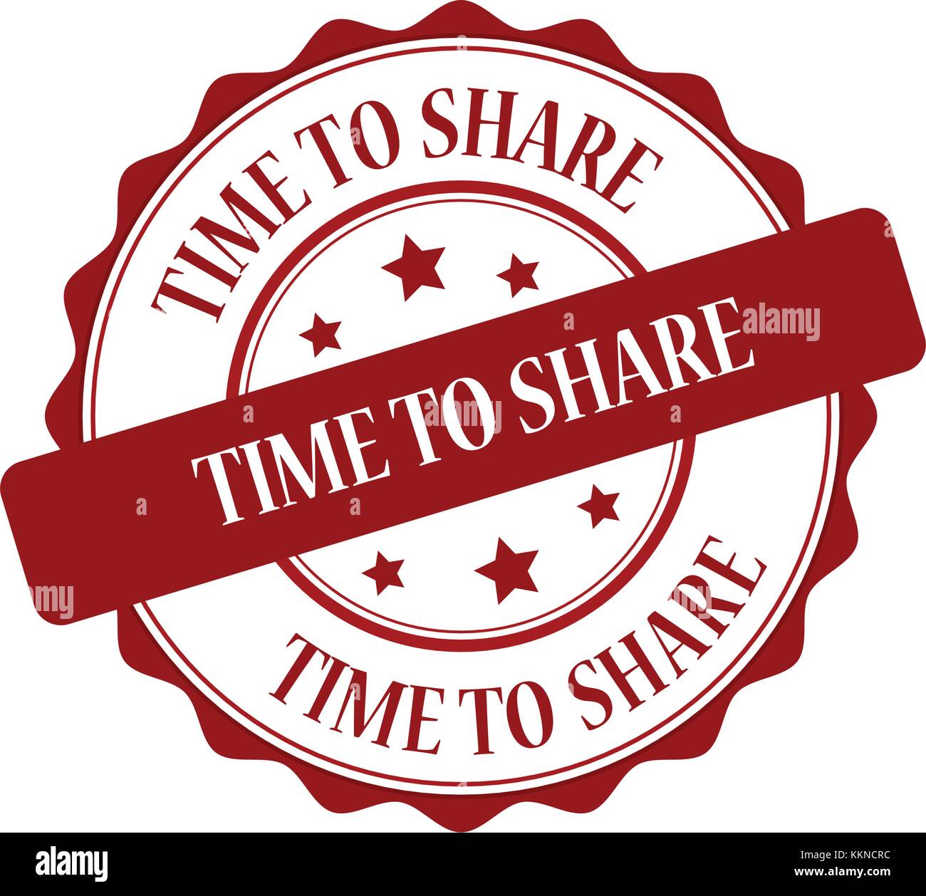 Time to share stamp illustration Stock Vector Image & Art - Alamy