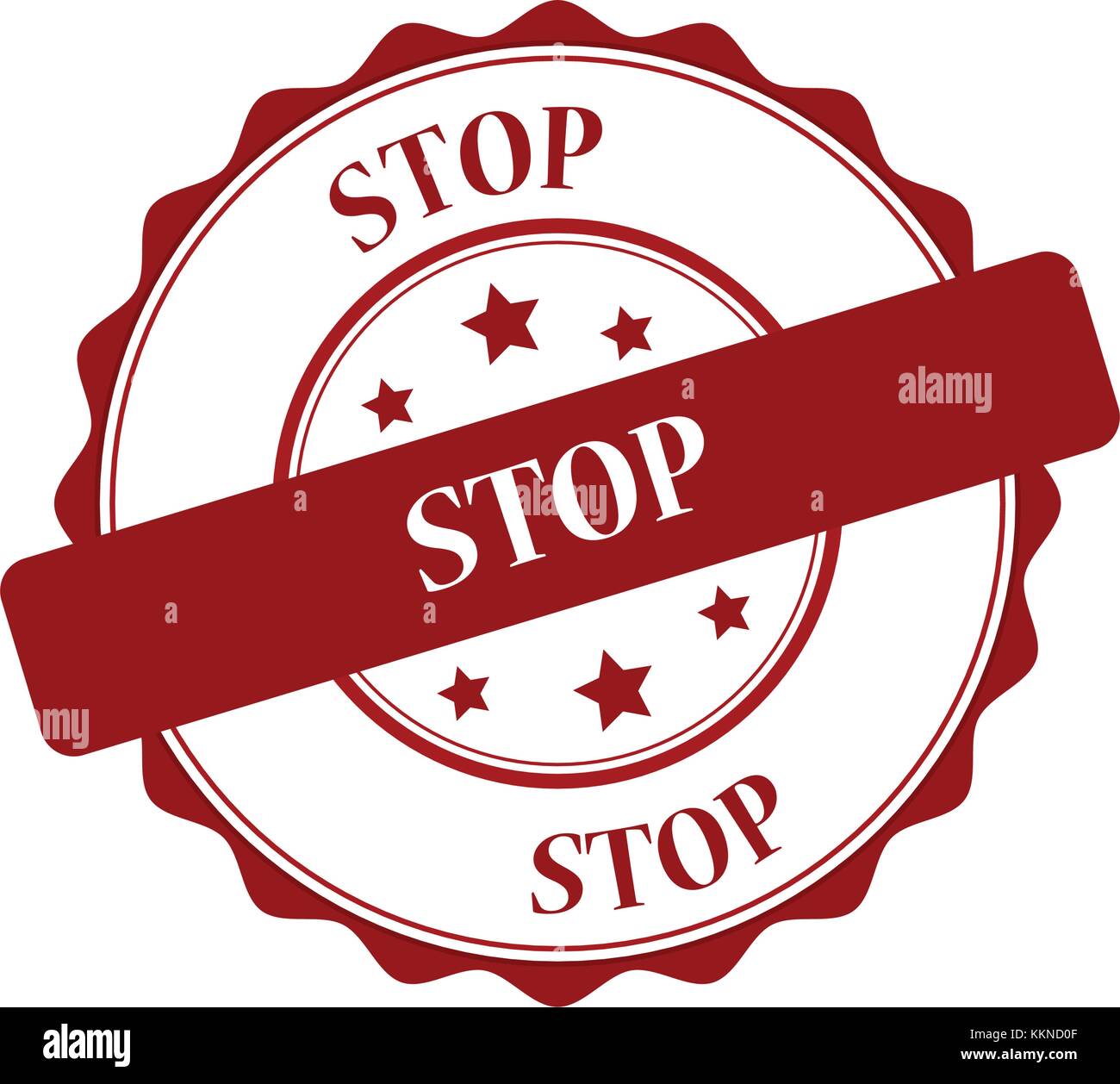 Stop stamp illustration Stock Vector Image & Art - Alamy