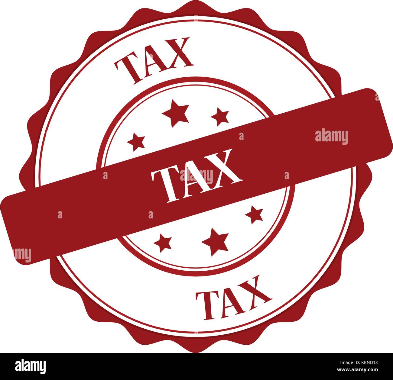 Tax stamp illustration Stock Vector Image & Art - Alamy