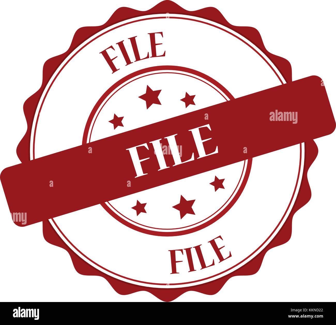 Round file Stock Vector Images - Alamy