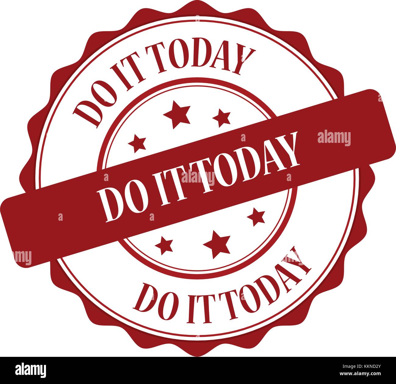 Do it today stamp illustration Stock Vector Image & Art - Alamy