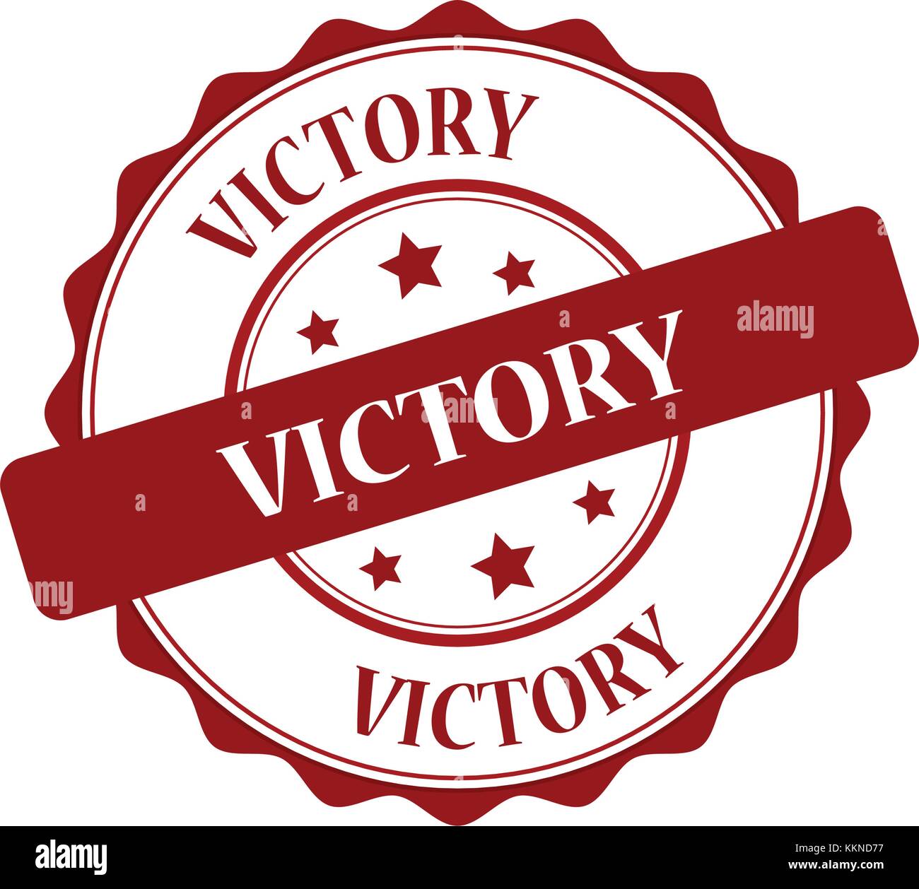 Victory stamp illustration Stock Vector Image & Art - Alamy