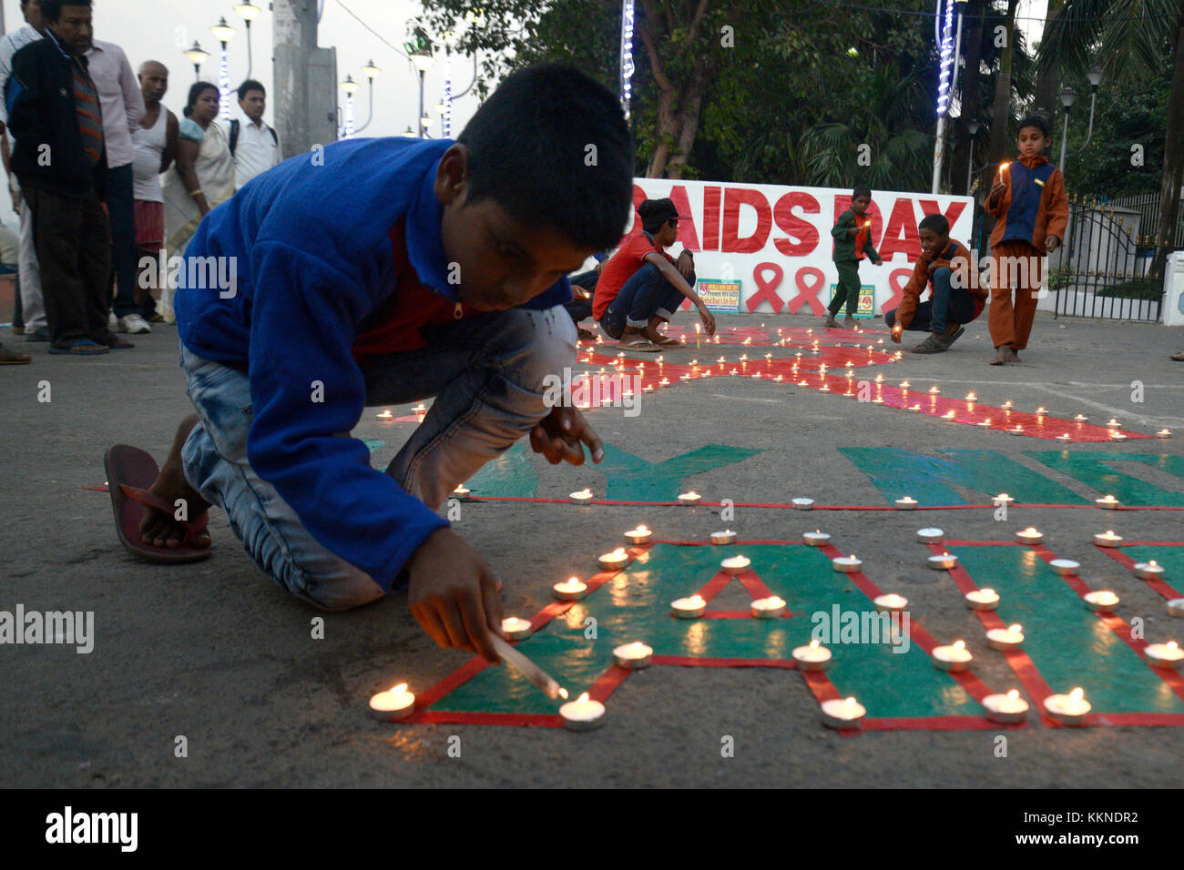 World aids day slogan hi-res stock photography and images - Alamy