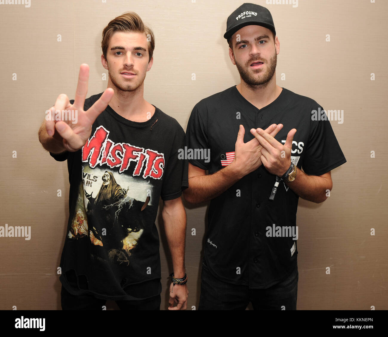 MIAMI BEACH , FL - AUGUST 07: Andrew Taggart, Alex Pall performs during ...