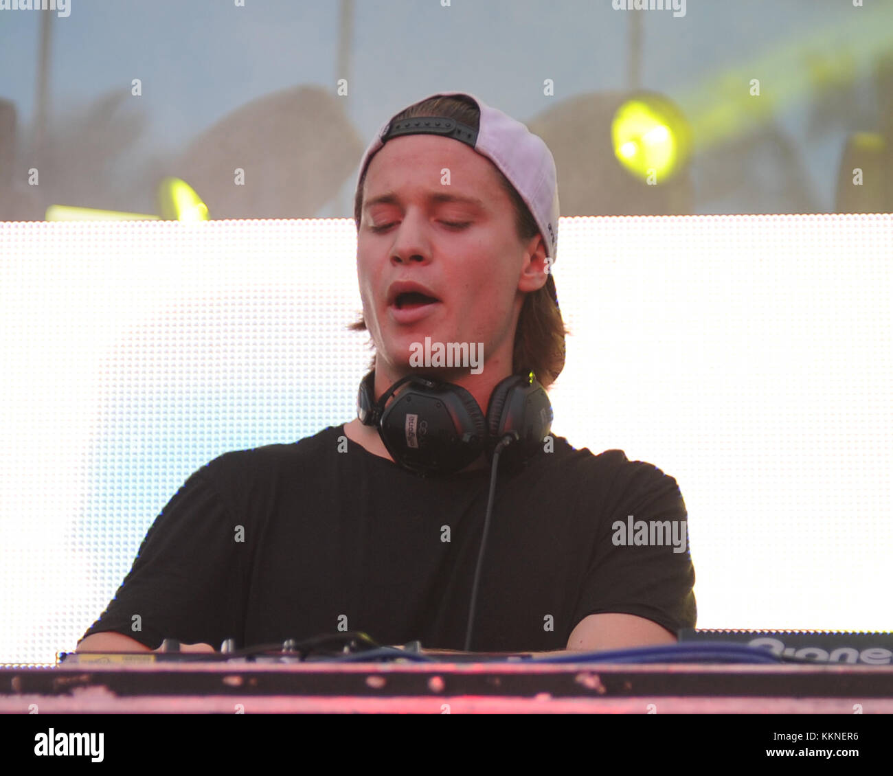 MIAMI BEACH , FL - AUGUST 07: Kyrre Gorvell-Dahll performs during ...
