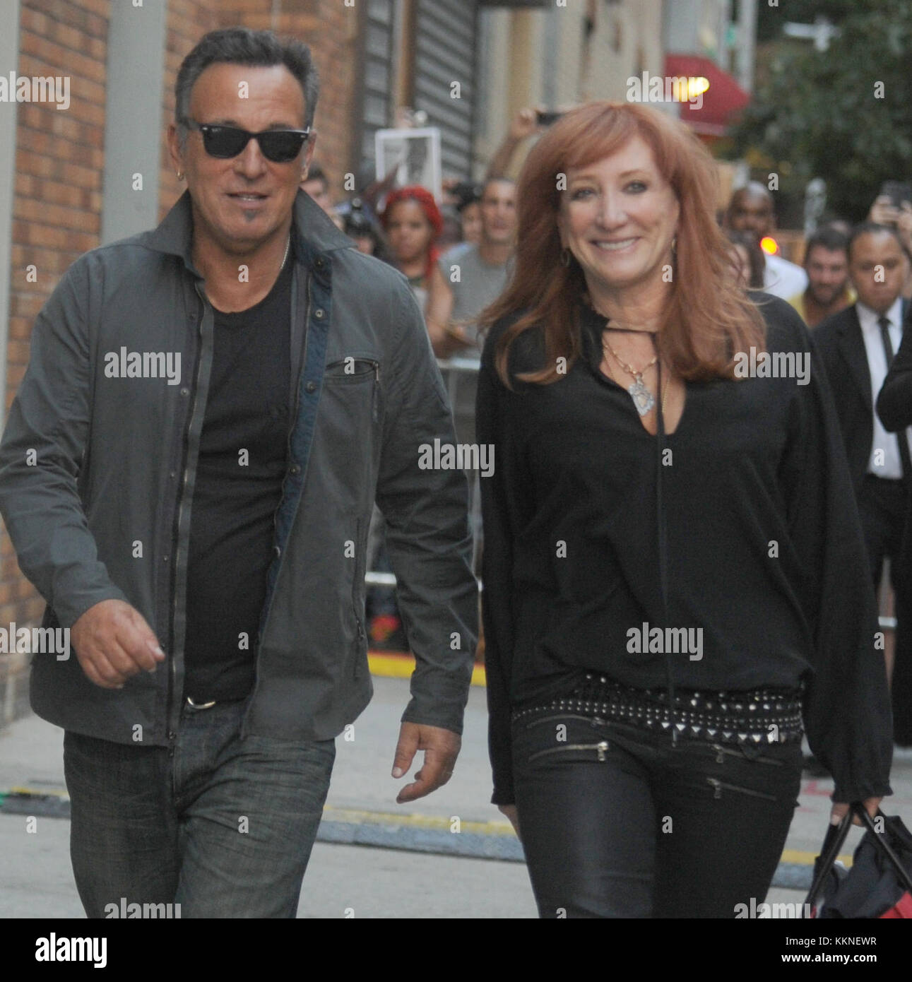 NEW YORK, NY - AUGUST 06: Musicians Bruce Springsteen and wife Patti ...