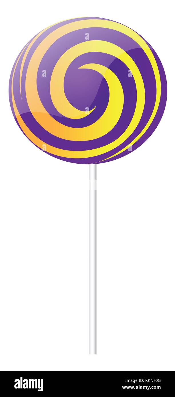 Round striped candy icon Cut Out Stock Images & Pictures - Alamy