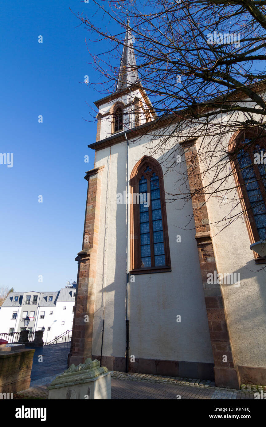 Church in Bissen Stock Photo - Alamy