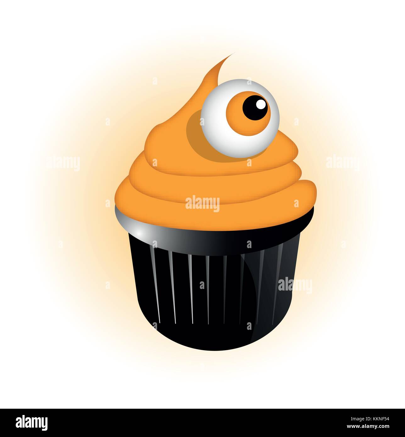 Halloween cupcake set cute Cut Out Stock Images & Pictures - Alamy