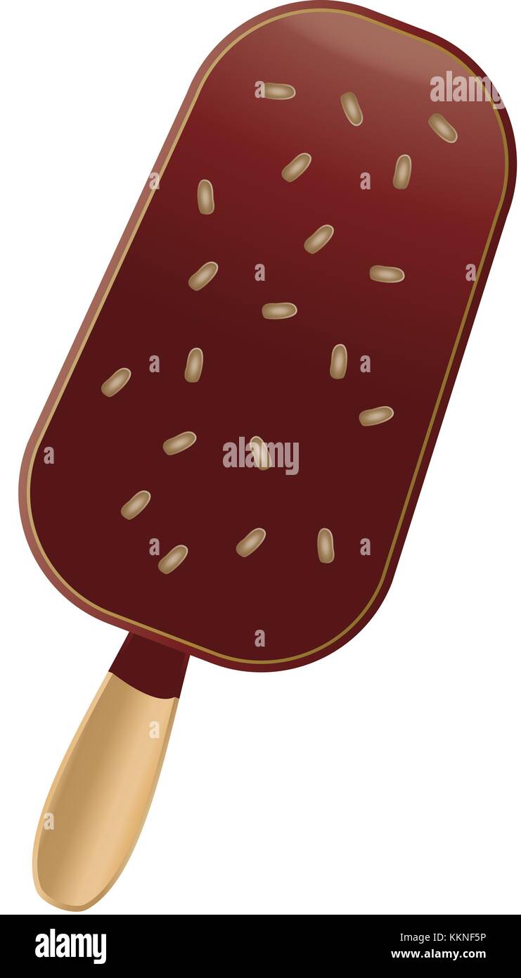 illustration of a ice cream bar Stock Photo - Alamy