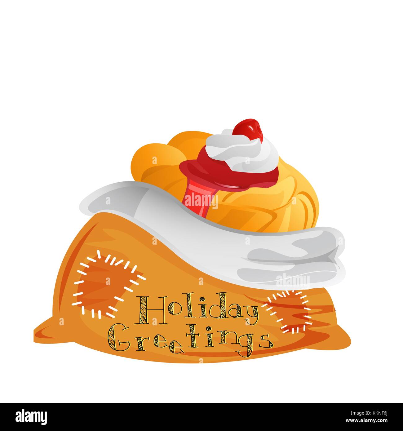 Santas toy bag Cut Out Stock Images & Pictures - Alamy