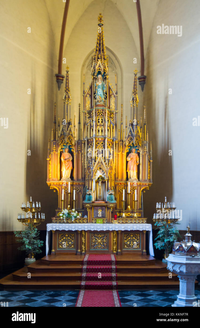 Church in Bissen Stock Photo - Alamy