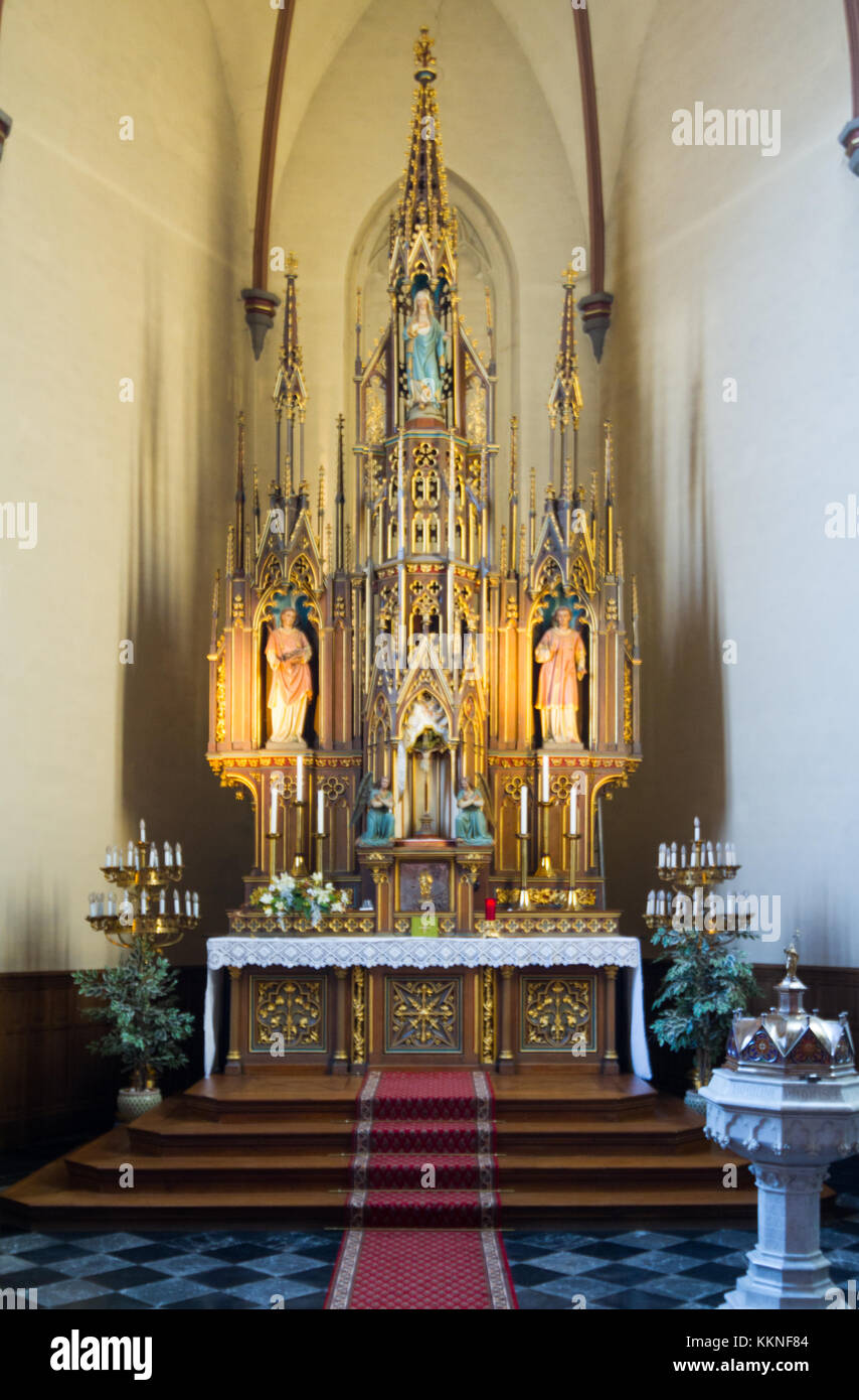 Church in Bissen Stock Photo - Alamy