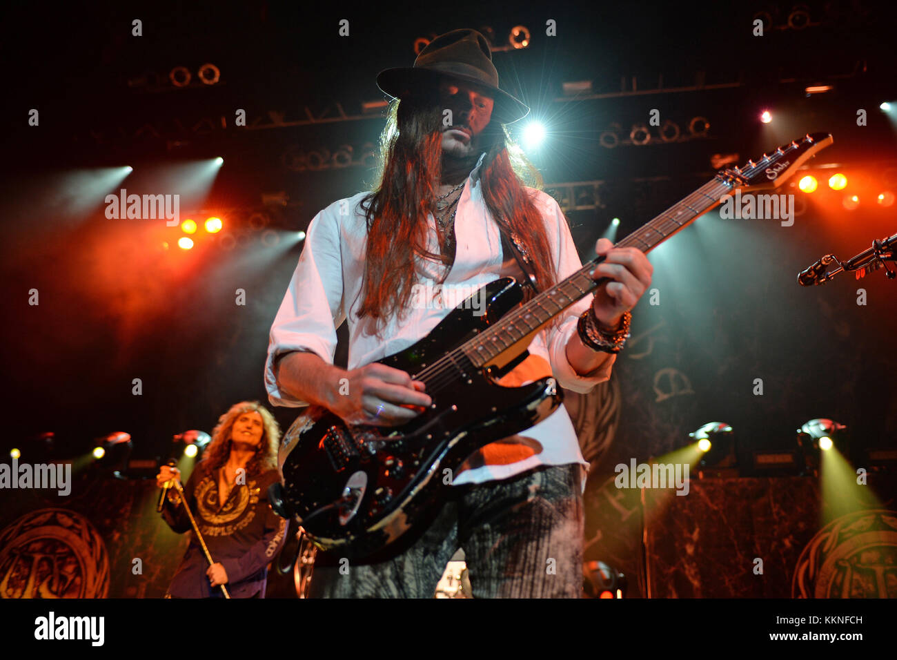 HOLLYWOOD FL - AUGUST 05: Joel Hoekstra, Reb Beach and Michael Devin of ...