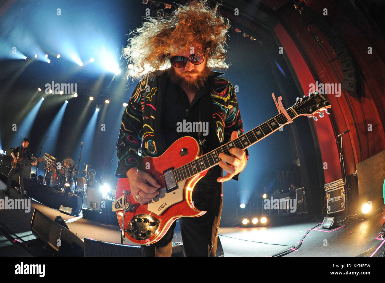 MIAMI BEACH, FL - AUGUST 03: Jim James of My Morning Jacket performs at ...