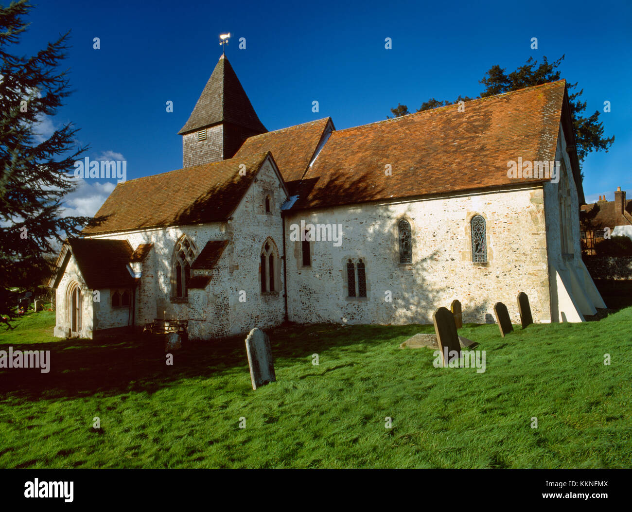 St Mary the Virgin's Church built just within the E wall of Silchester ...