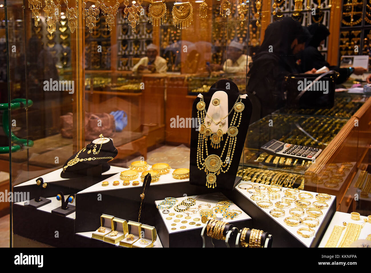 Oman Muscat Mutrah Gold Souk Stock Photo - Alamy
