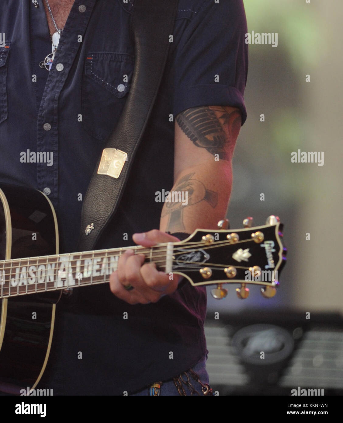 NEW YORK, NY - JULY 31: Jason Aldean performs on NBC's 'Today' at ...
