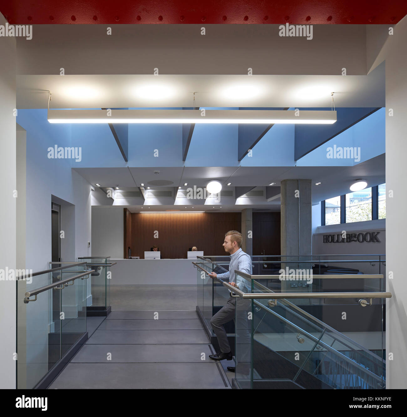 Interior view towards reception. 19 Queen Elizabeth Street, London ...