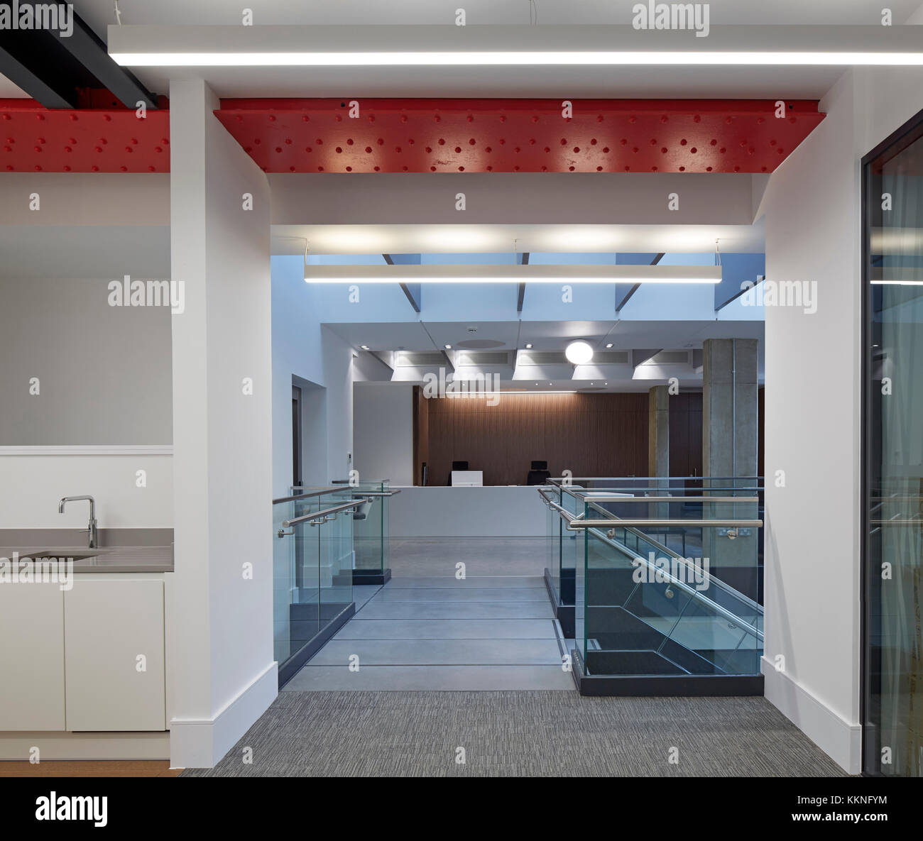 Interior view towards reception. 19 Queen Elizabeth Street, London ...