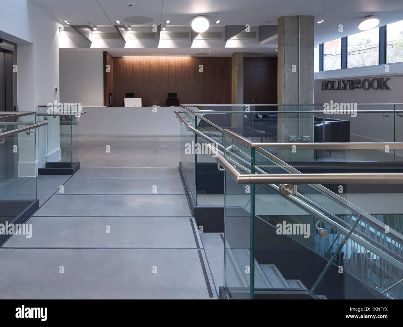 Interior reception area staircase hi-res stock photography and images ...