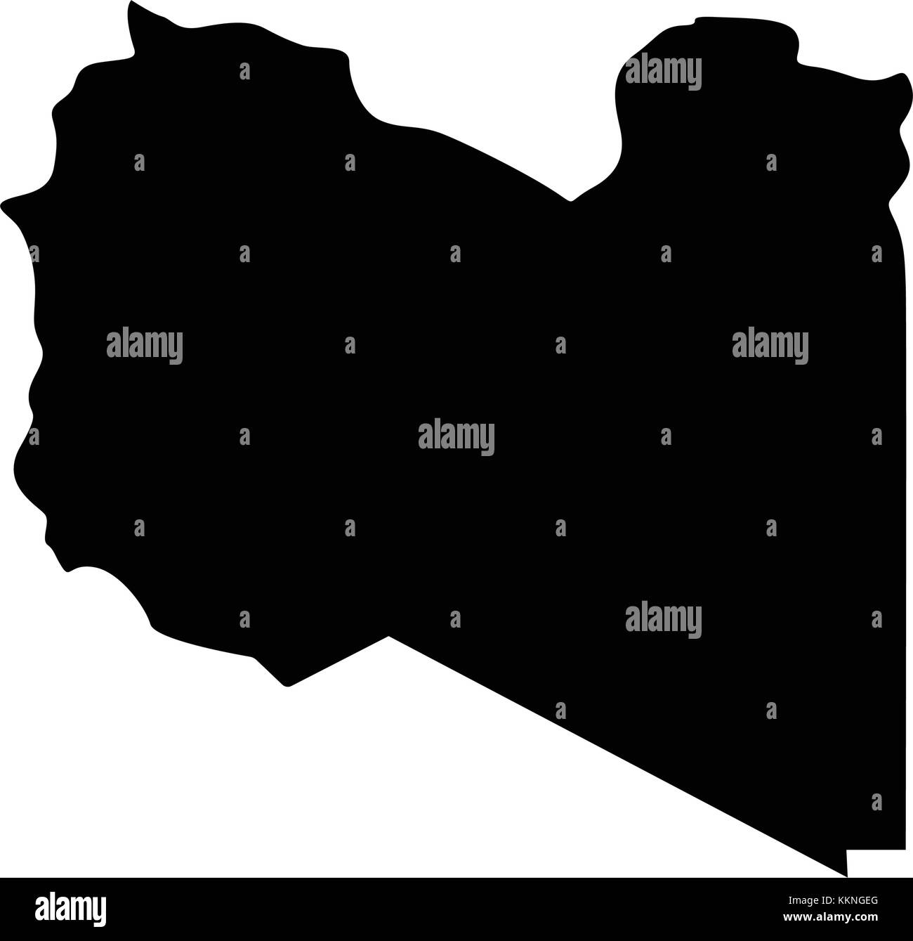 Map of Libya Stock Vector Image & Art - Alamy