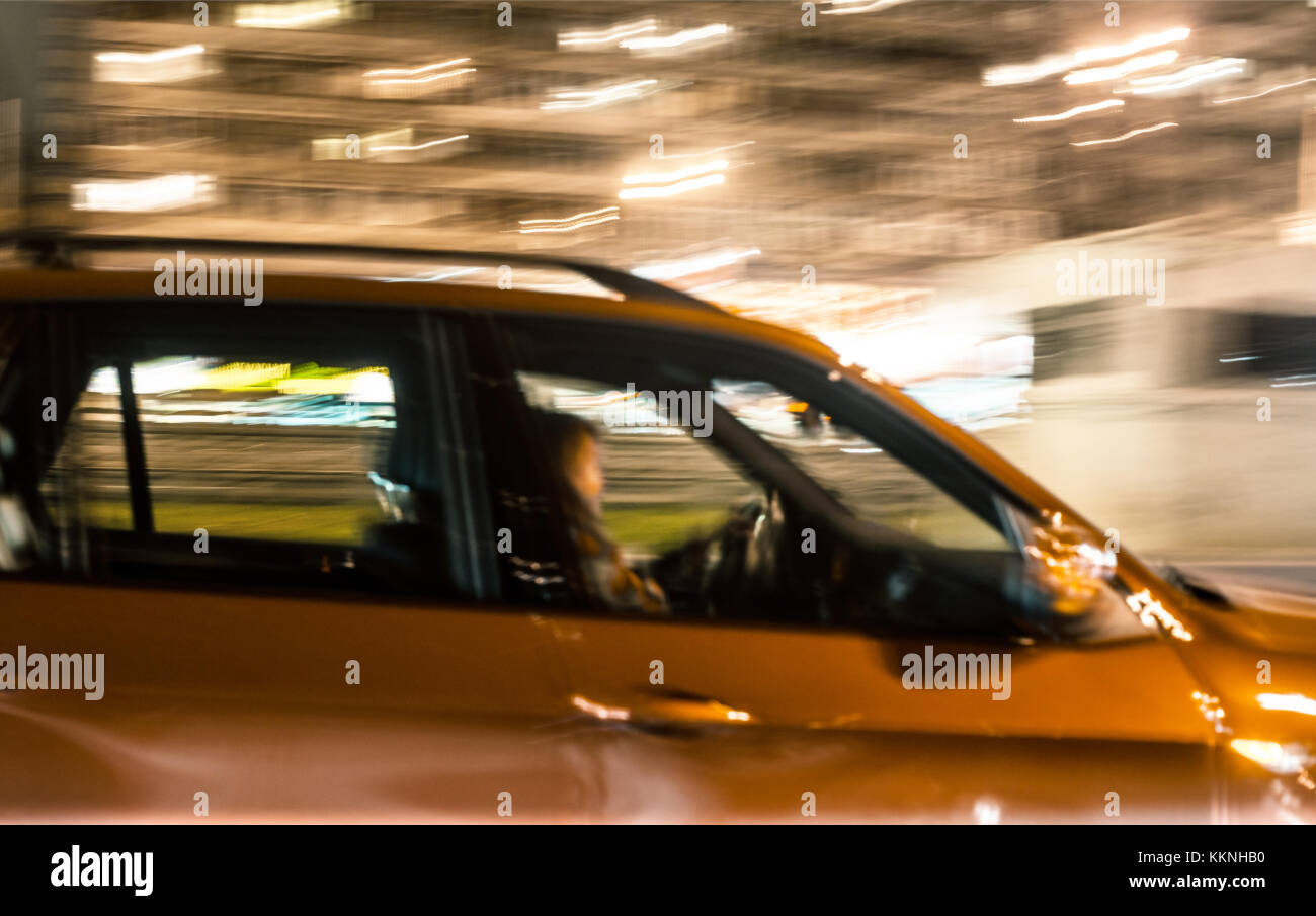 Car side profile night hi-res stock photography and images - Alamy