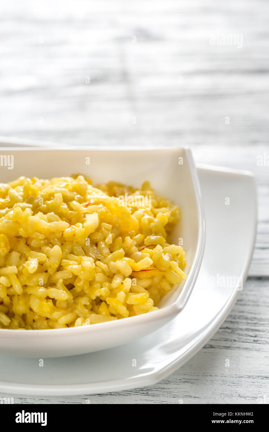 Risotto alla Milanese Stock Photo - Alamy
