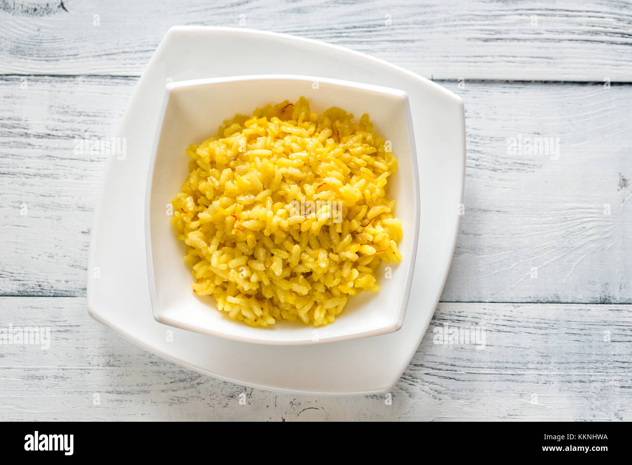 Risotto alla Milanese Stock Photo - Alamy