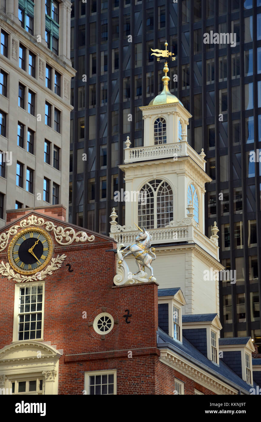The Old State House Boston Massachusetts Stock Photo - Alamy