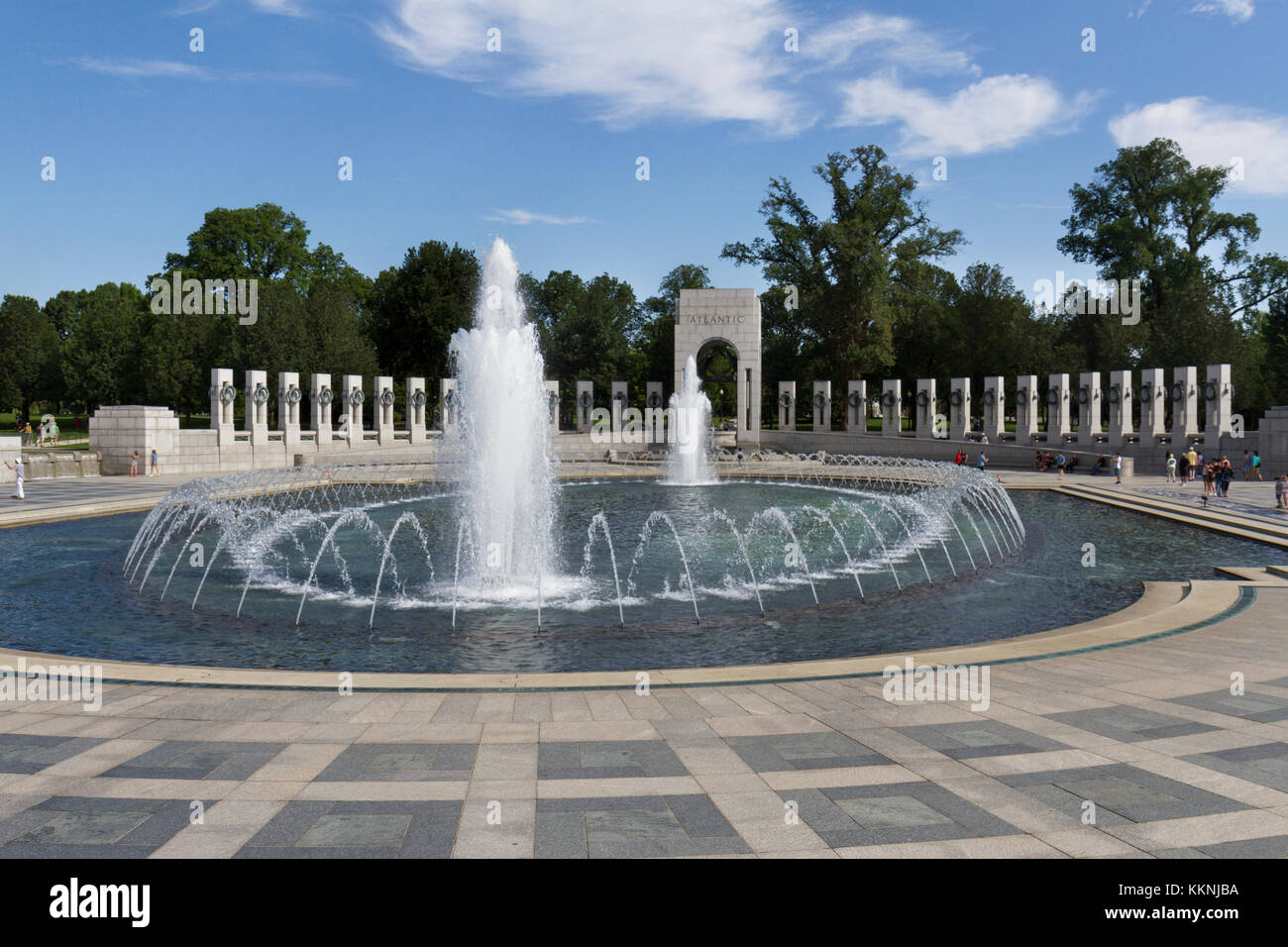 The National World War II Memorial, National Mall, Washington DC ...