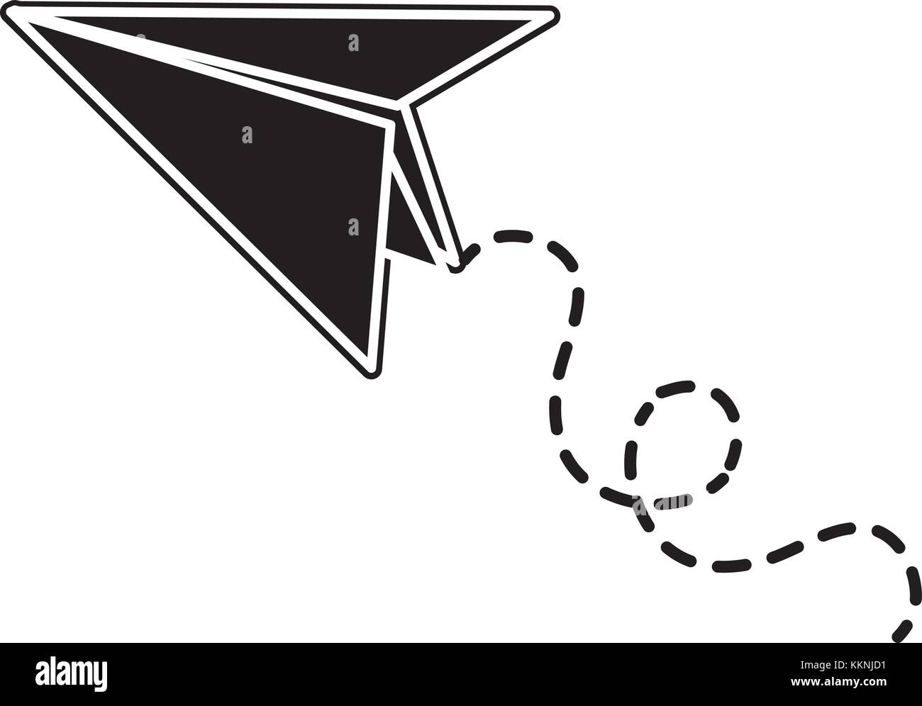 Isolated paperplane design Stock Vector Image & Art - Alamy
