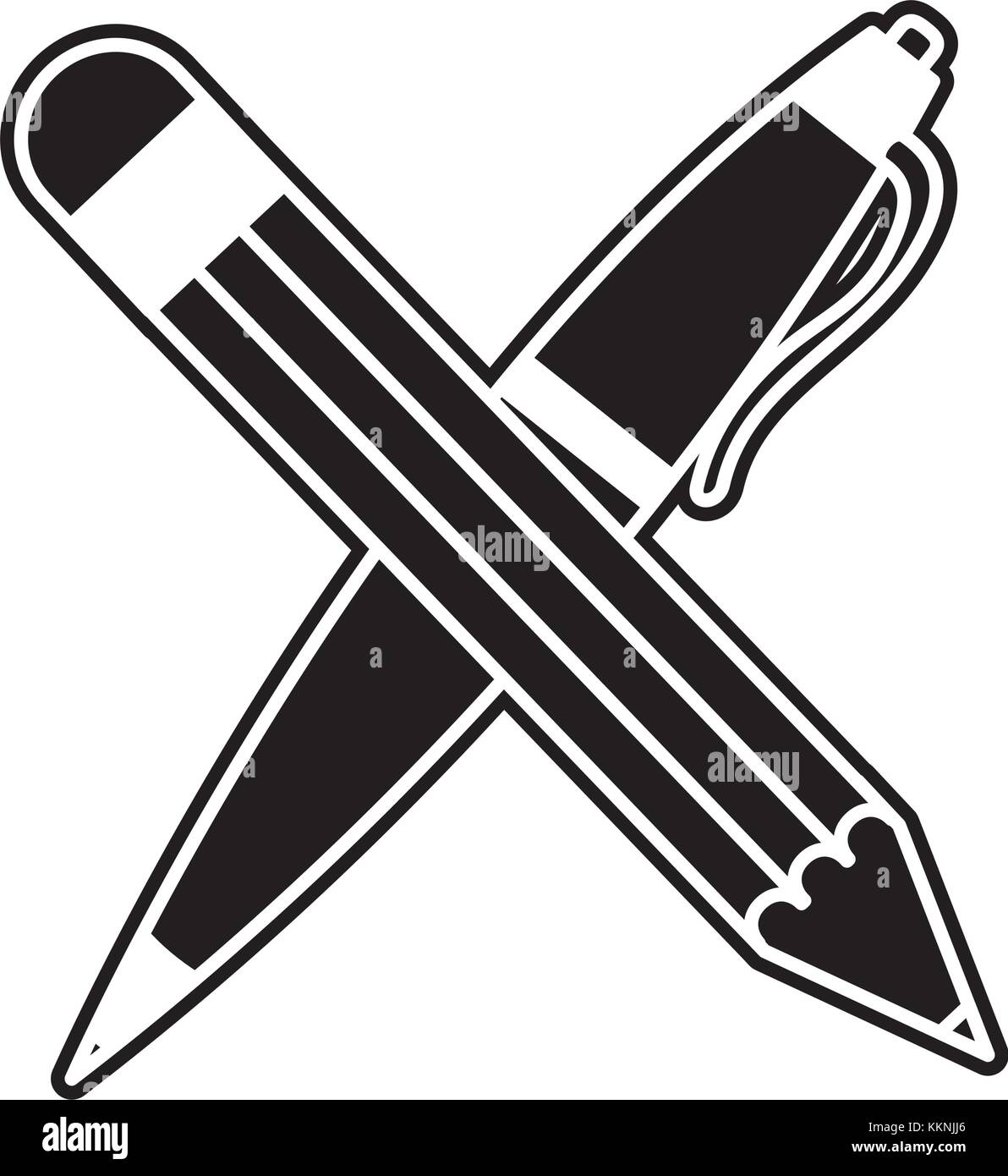 Pencil and pen design Stock Vector Image & Art - Alamy